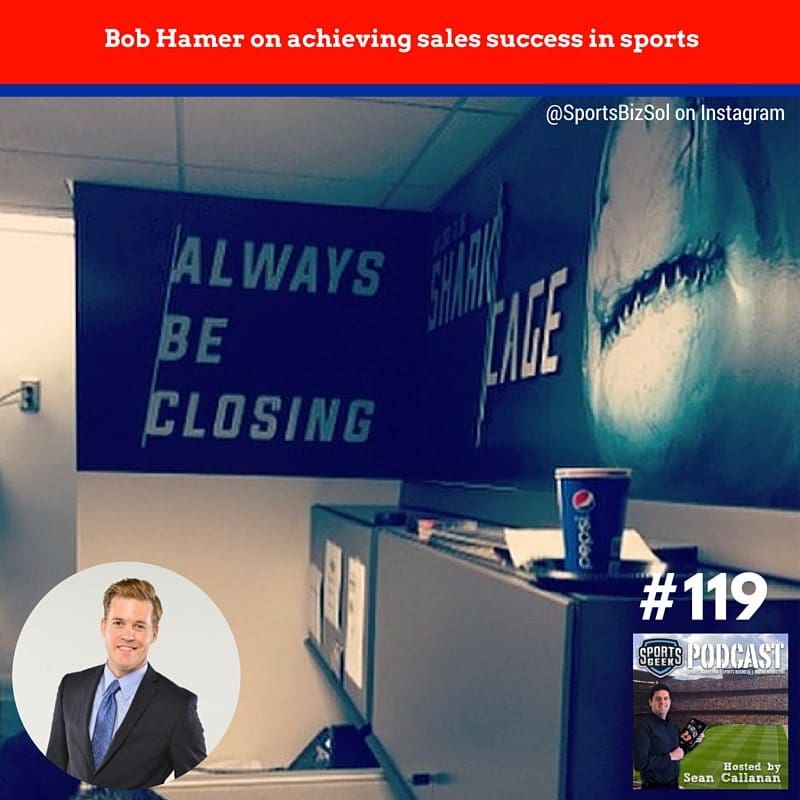 Bob Hamer on how obtain sales success in sports