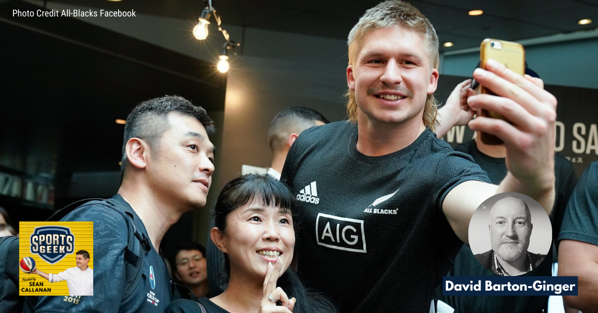 David Barton-Ginger on growing All-Blacks digital presence