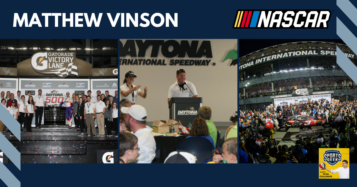 Matthew Vinson on marketing fan experience in NASCAR Matthew Vinson on marketing fan experience in NASCAR